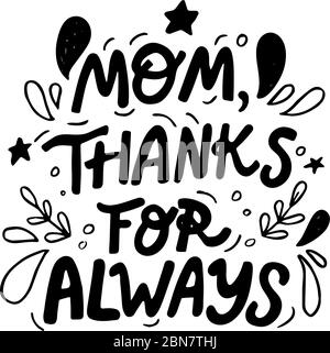 Give thanks always typography design Stock Vector Image & Art - Alamy