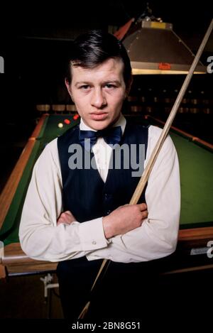 Alex Higgins World Snooker Champion 1982 sitting in his garden with his ...