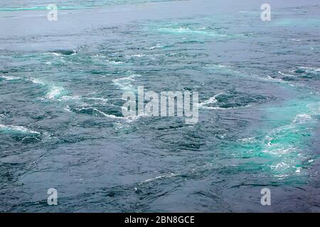 Ocean wave texture with foam, vortex underwater in transparent sea ...