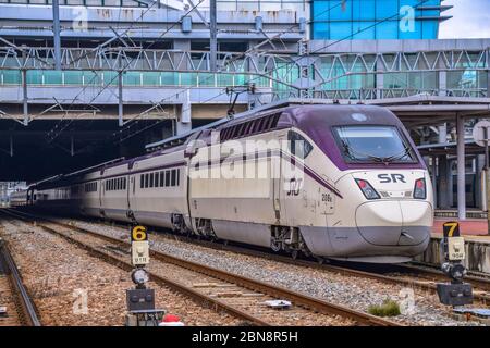 Busan,South Korea 1/18/2020 Korail Korea High Speed Rail KTX Trains in ...