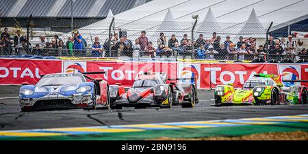 during the 24 Hours of Le Mans 2026, 3rd round of the 2026 FIA World ...