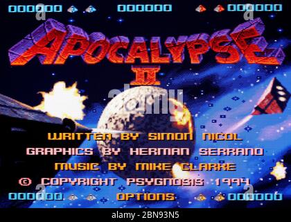 Apocalypse II 2 - SNES Super Nintendo - Editorial use only Stock Photo ...