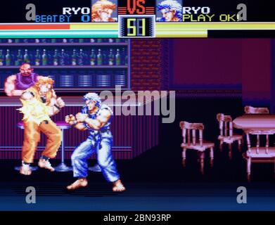 The Art of Fighting 2 - SNES Super Nintendo - Editorial use only Stock ...