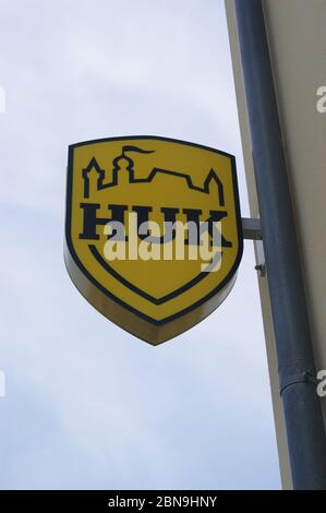 Logo of HUK Coburg Insurance Stock Photo - Alamy