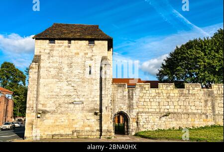 The Postern Tower at Fishergate Gate in the Walls of City of York on ...