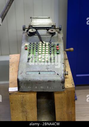 Antique Adding Machine Stock Photo - Alamy