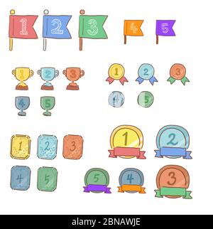 Ranking image set Stock Photo - Alamy