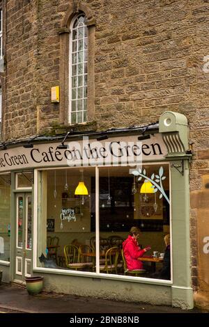 Cafe on the green, Baslow Village, Derbyshire, England Stock Photo - Alamy