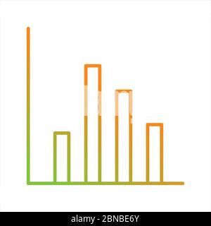 Beautiful Graph Line Vector Icon Stock Vector Image & Art - Alamy