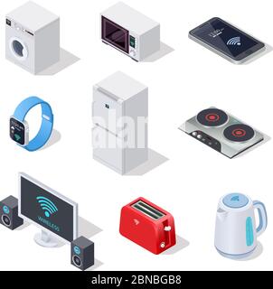 smart fridge with smartphone screen vector illustration design Stock ...