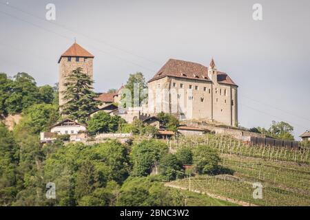 Castel Tirolo (german: Schloss Tirol), near Merano Merano, in South ...