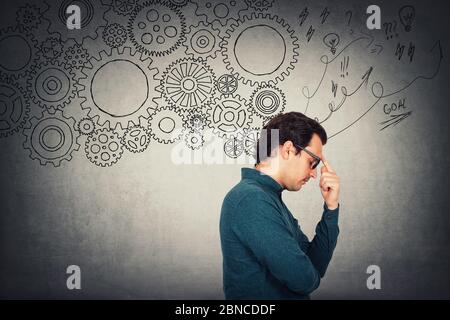 Gear wheels as The concept of mechanism Stock Photo - Alamy