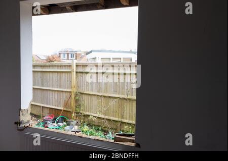 Taking windows out in the bathroom Stock Photo - Alamy