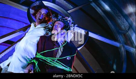 Jim Carrey is the Riddler in the movie Batman Forever, 1995 Stock Photo ...