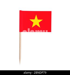 Vietnam Paper Stick Flag. National summer fruits concept, local food ...