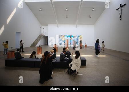 Several exhibition areas in Beijing 798 Art Zone which have grand space ...