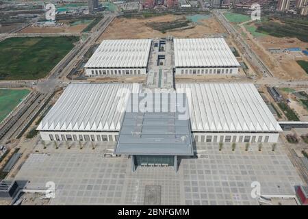 An aerial view of Xi'an Silk Road International Conference Center ...