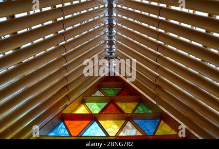 Stained glass window in Christchurch Transitional Cathedral, known as ...