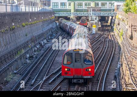 Morden Station, London, UK. 15 May 2020. On day 53 of Coronavirus ...
