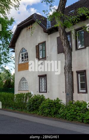 Budapest, Hungary - 05 02 2020: Buildings of the Wekerletelep (Wekerle ...