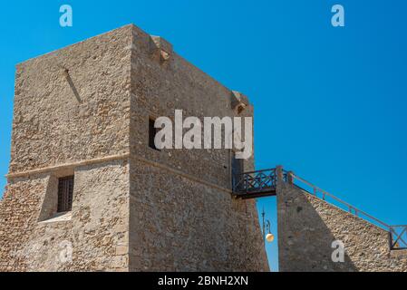 Church of Capo Colonna and the Nao tower Stock Photo - Alamy
