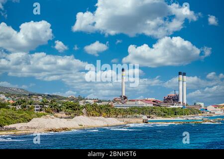 Oil Refinery - Curacao Petroleum Industry Company at Curacao, a Dutch ...