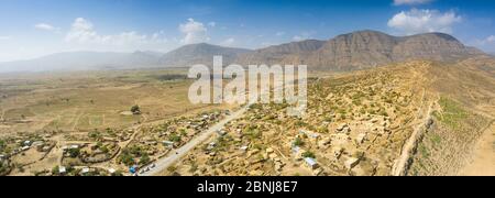 Aerial view of Berhale, Danakil desert, Afar, Ethiopia Stock Photo - Alamy