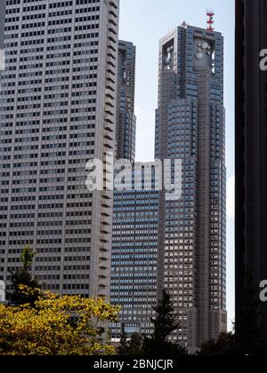 Tokyo, Japan - 17 11 19: A view of Takashimaya Times Square and the NTT ...