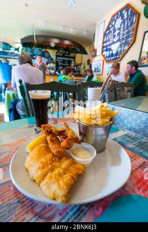 Fish and Chips Restaurant, Dingle Village, Dingle Peninsula, County ...