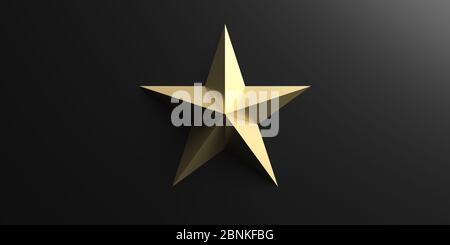 One Gold Star Stock Photo - Alamy