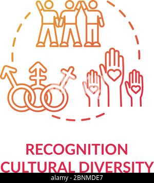 Transgender people equality linear icon. Female, male rights. Trans ...