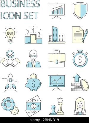 Data management concept. Data analysis symbols in circle shape business ...