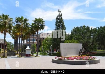 Chapman University campus in the city of Orange California USA Stock ...