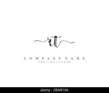 RT Signature Logo Template Vector Stock Vector Image & Art - Alamy