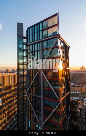 England, London, Southbank, Modern Apartment Complex Stock Photo - Alamy