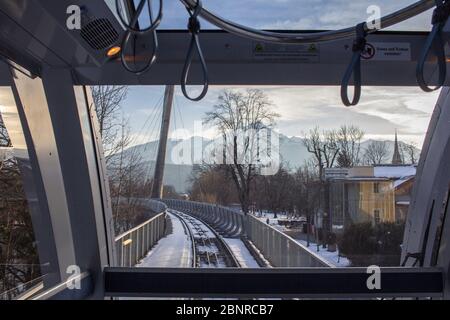 View from the Hungerburgbahn Stock Photo - Alamy