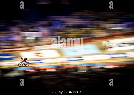 Ghent, Belgium - November, 2016: The 76th 6 Days of Ghent race at t ...