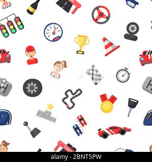 Engine racing pattern seamless. Motor motorcycle background. Vector ...