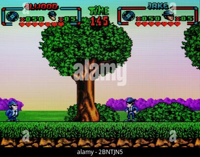 The Blues Brothers SNES Super Nintendo Editorial use only Stock Photo Alamy