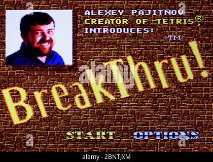 Alexy Pajitnov's BreakThru Break Thru - SNES Super Nintendo - Editorial ...
