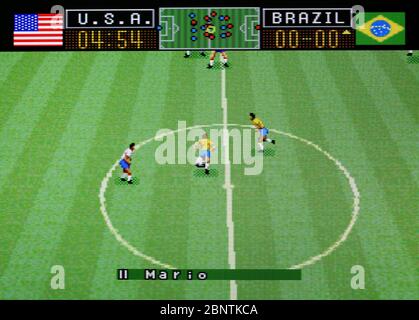 Capcom's Soccer Shootout - SNES Super Nintendo - Editorial use only ...