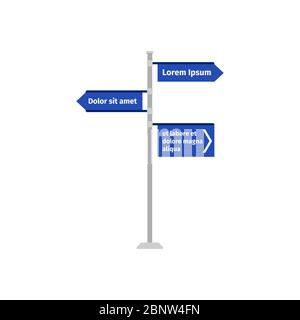 Multiple Sign Post Stock Vector Image & Art - Alamy