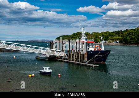 Bangor University research vessel Prince Madog in the Menai Strait ...