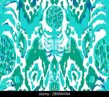 Seamless grungy tribal ethnic rug motif pattern Stock Photo - Alamy