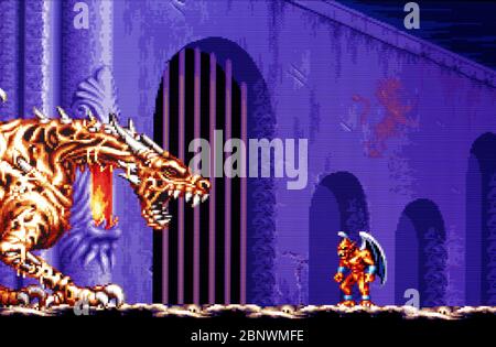 Demon's Crest - SNES Super Nintendo - Editorial use only Stock Photo ...