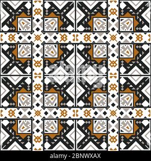 Seamless ethnic tribal pattern stripes rug design Stock Photo - Alamy