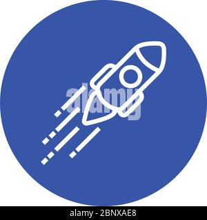 rocket launcher block style icon Stock Vector Image & Art - Alamy