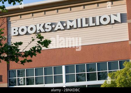 A logo sign outside of a Books-A-Million retail store location in ...