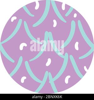 lines and points organic pattern block style Stock Vector Image & Art ...