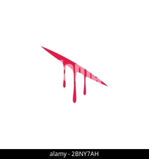 scar blood symbol decoration logo vector Stock Vector Image & Art - Alamy